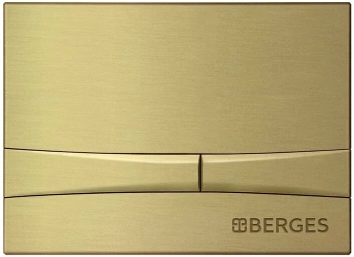 Кнопка смыва Berges Novum F8 040058 для инсталляции, бронза