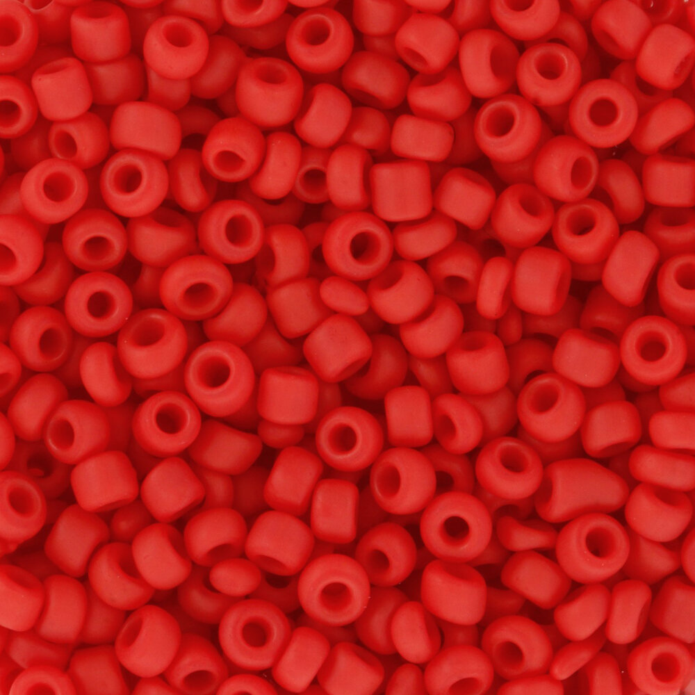 Бисер "Zlatka" круглый GR 11/0 10 г №0045M красный