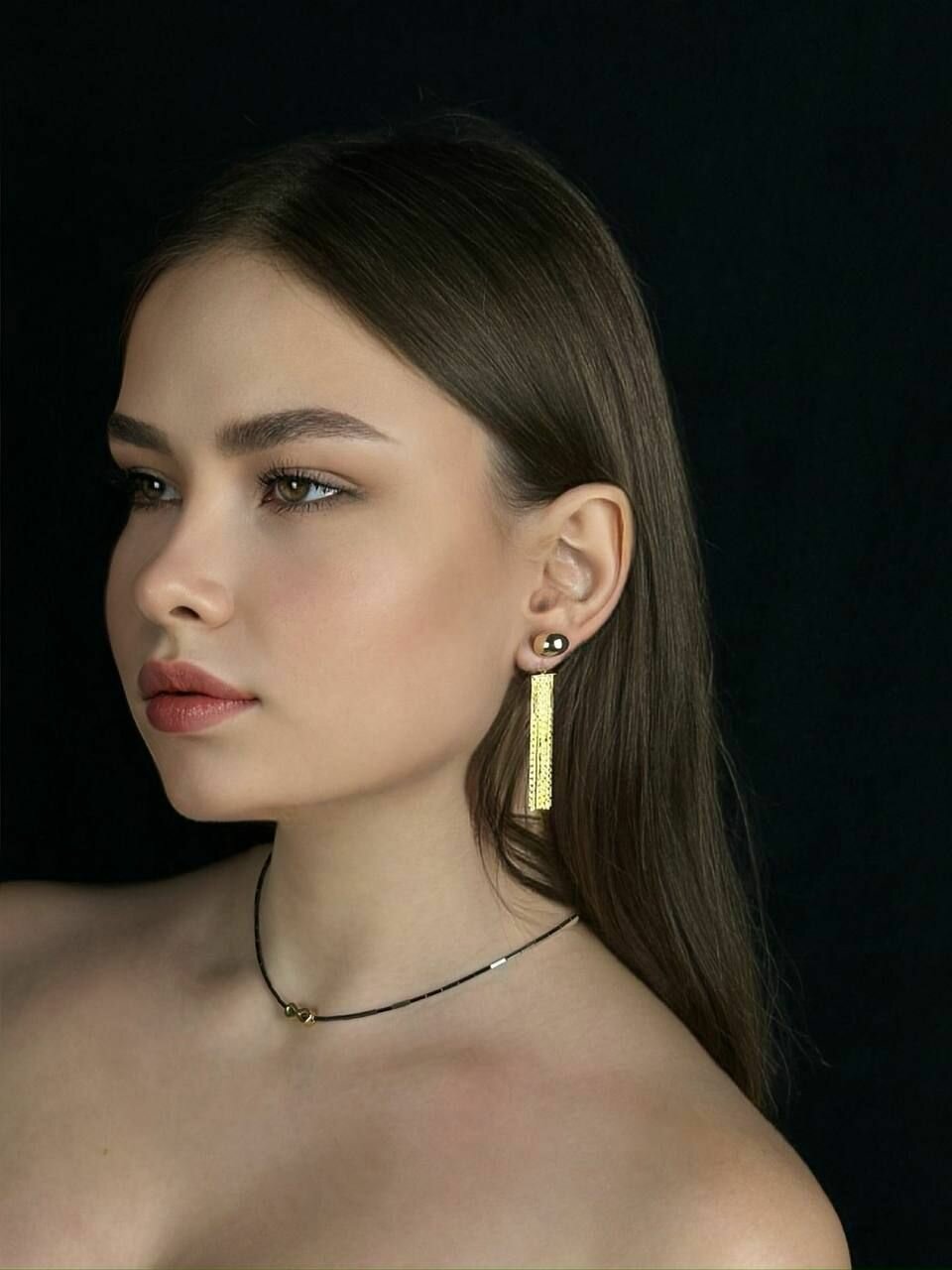 Колье, гематит