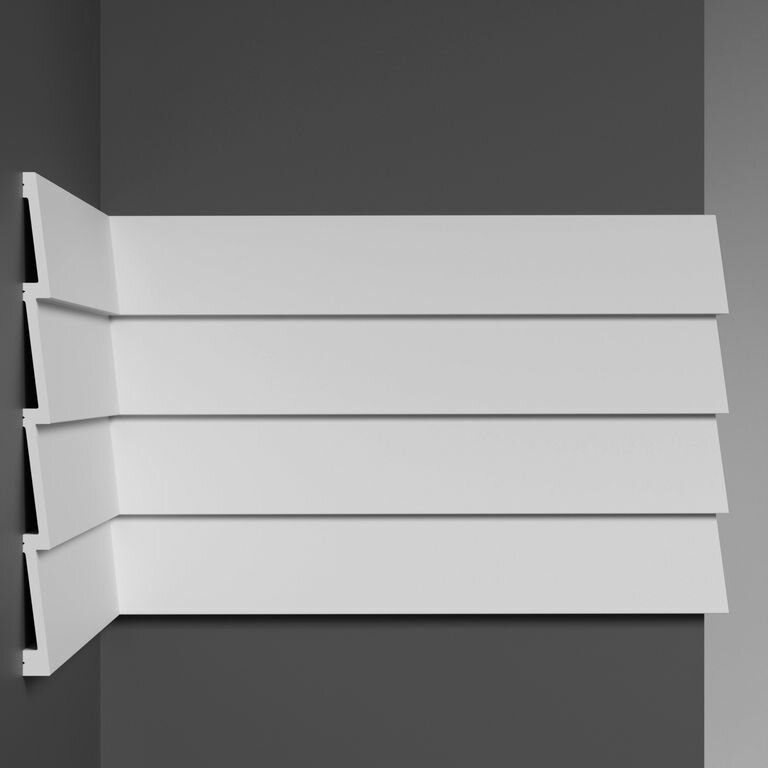 3D панель DECOMASTER D321, дюрополимерная, под покраску, 2.9 метра, 1 шт.