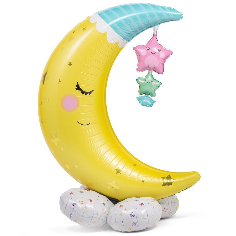 Шар напольный Месяц Звезды, под воздух
