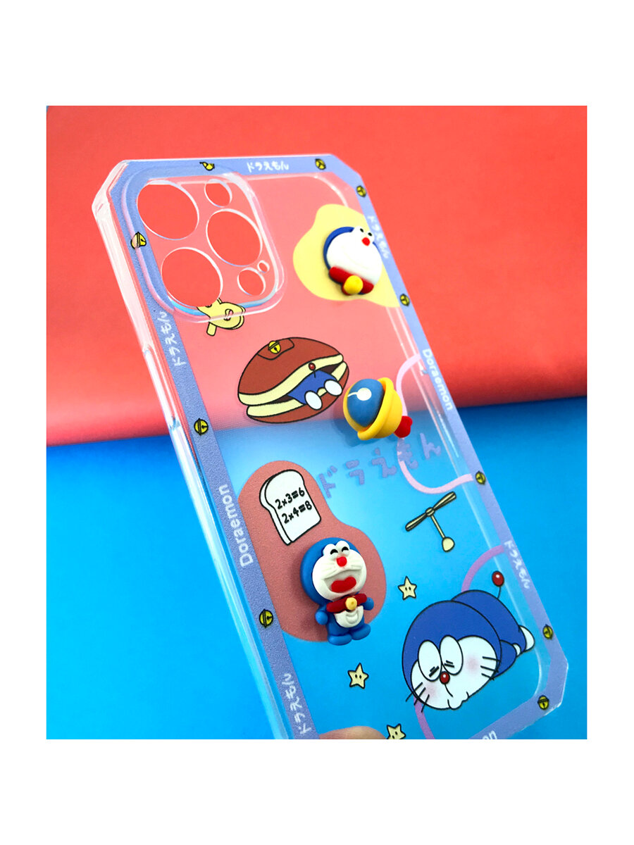 Чехол Мобильная Мода для iPhone 12 Pro Накладка силиконовая с кавайными фигурками из эпоксидной смолы