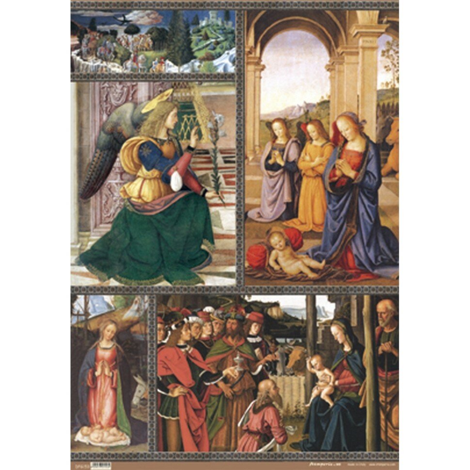 #DFG153 Карта для декупажа 50 x 70 см Stamperia