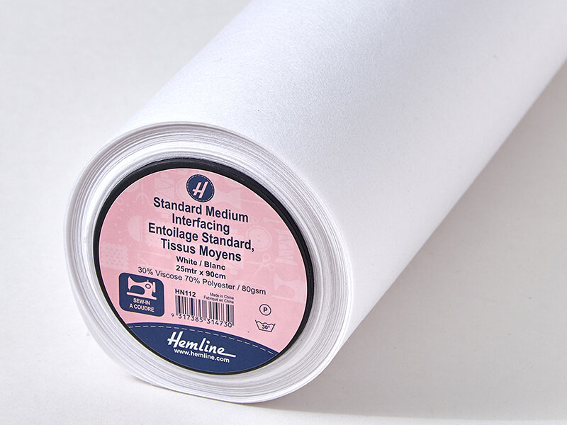 Флизелин средней плотности пришивной Hemline HN112