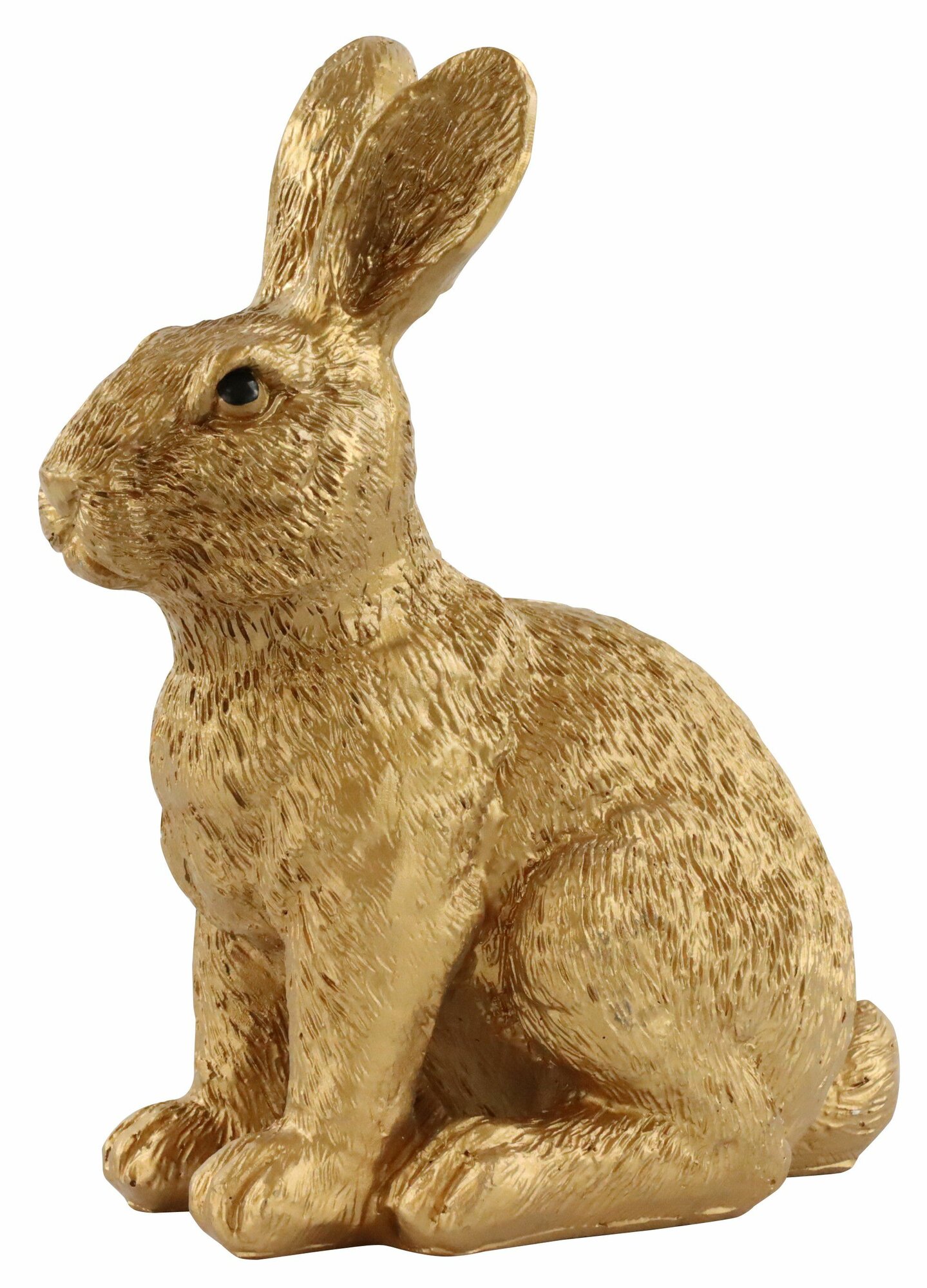 Заяц Hoff Interieur золотой BUSY BUNNY полирезин