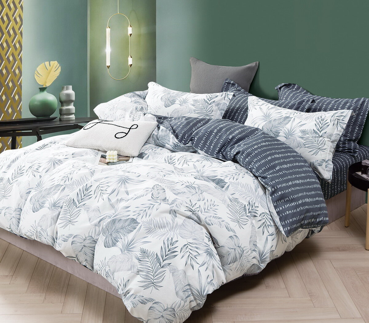 Постельное белье Розовые сны, 2спальный с простыней на резинке 160*200, сатин, с наволочками 50х70, СК-417-2сп-50-160