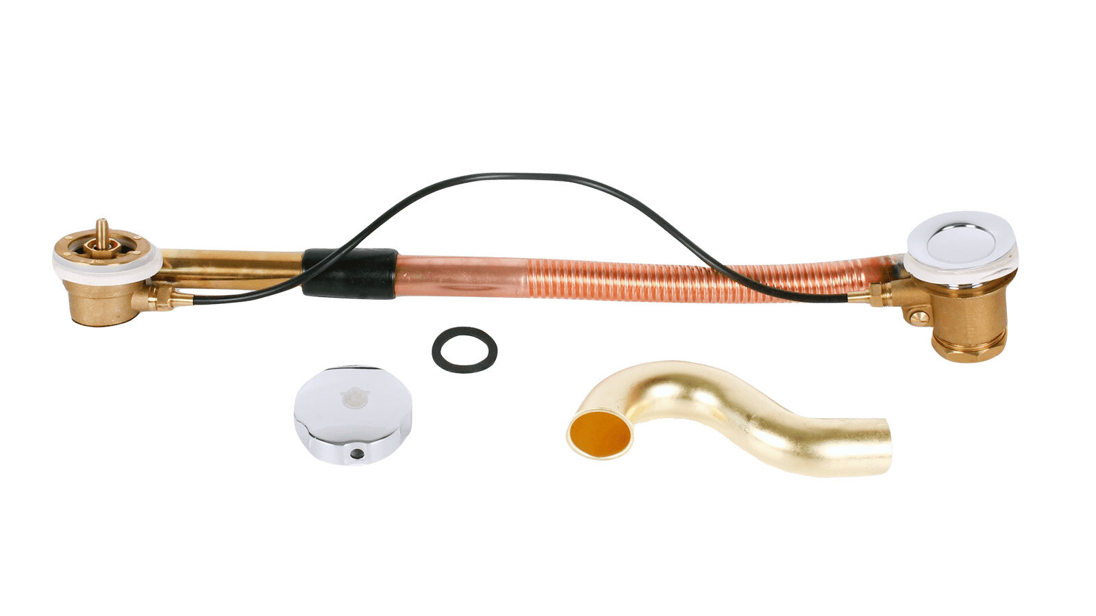 Обвязка (слив-перелив) для ванны полуавтомат TST-01