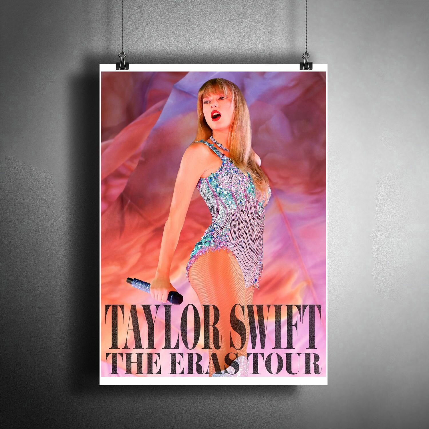 Постер плакат для интерьера "Тейлор Свифт: The Eras Tour" / Декор дома, офиса, комнаты, квартиры, детской A3 (297 x 420 мм)