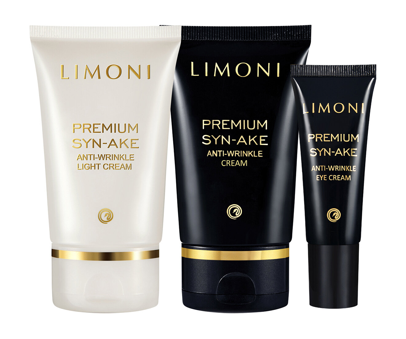 LIMONI Набор для лица Premium Syn-Ake Anti-Wrinkle Care Set (3 элемента)