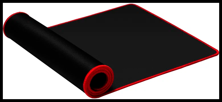 Компьютерный геймерский коврик чёрный 70 х 30см