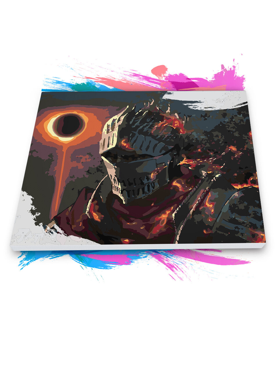 Картина по номерам на холсте Dark Souls, 40 х 60 см