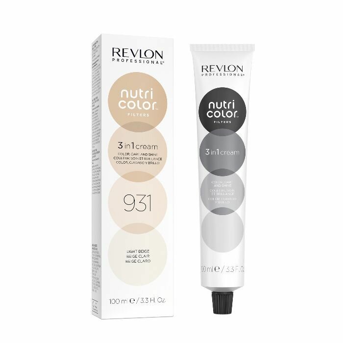 Revlon Nutri Color Creme. 100мл. Крем-краска для прямого окрашивания, 931 Светло-бежевый