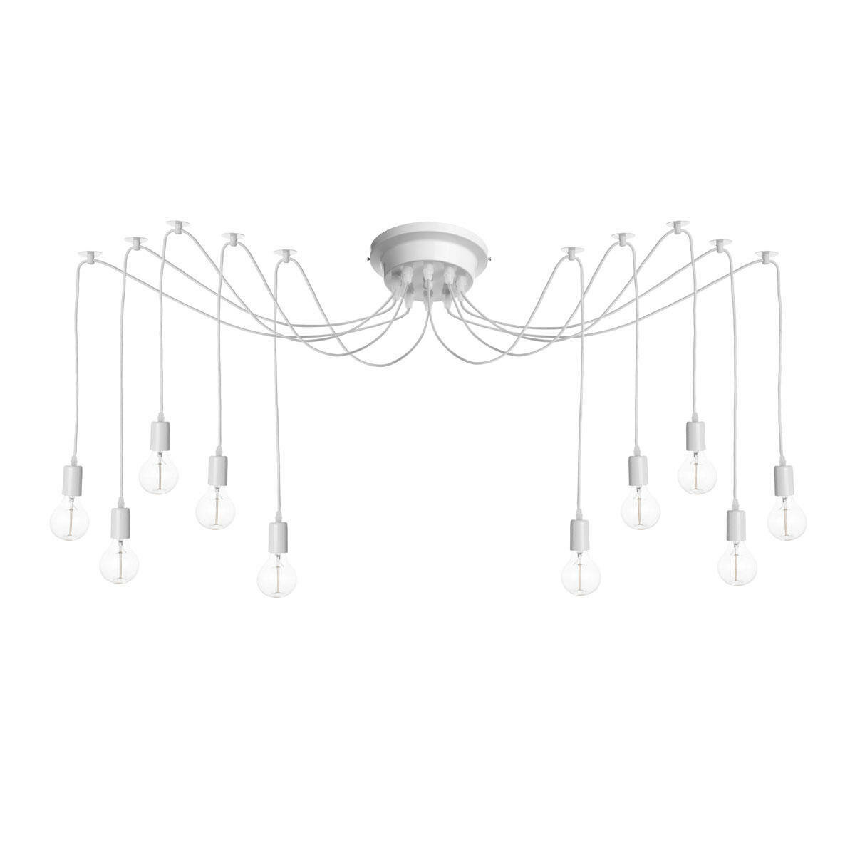Подвесной светильник Spider Loft It LOFT1162W/10, белый, E27