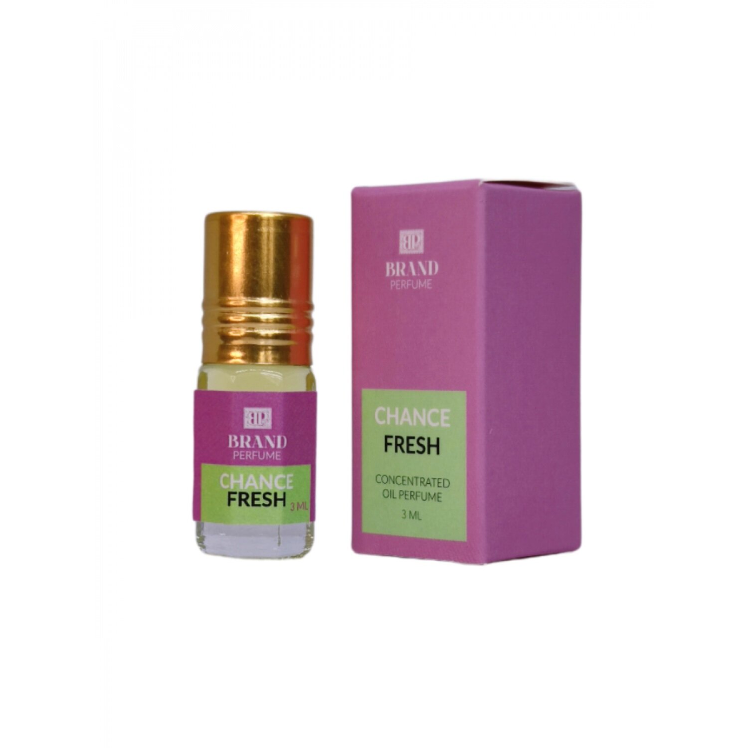 CHANCE FRESH Concentrated Oil Perfume, Brand Perfume (шанс фреш Концентрированные масляные духи), ролик, 3 мл.