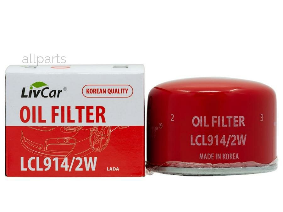 LIVCAR LCL914/2W Фильтр масляный LivCar OIL FILTER LCL914/2W