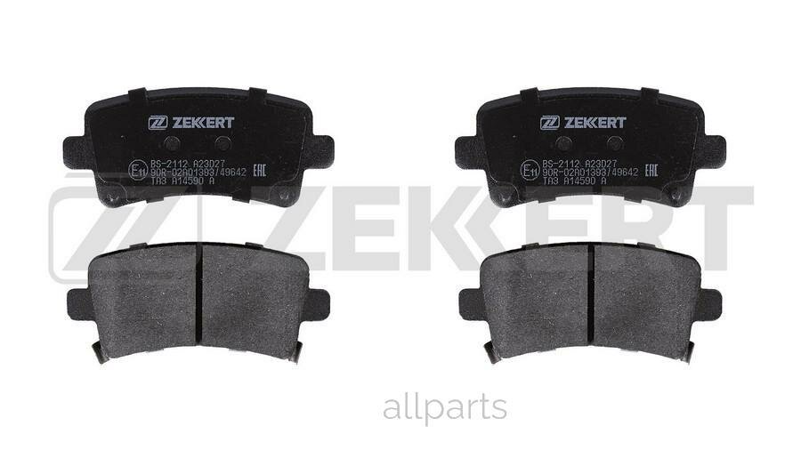 ZEKKERT BS-2112 Колодки торм. диск. задн. Chevrolet Malibu (V300) 12- Opel Insignia 08- Saab 9-5 (YS3G) 10-