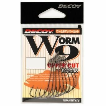 Крючки рыболовные офсетные Decoy WORM-9 № 5/0 (5шт)