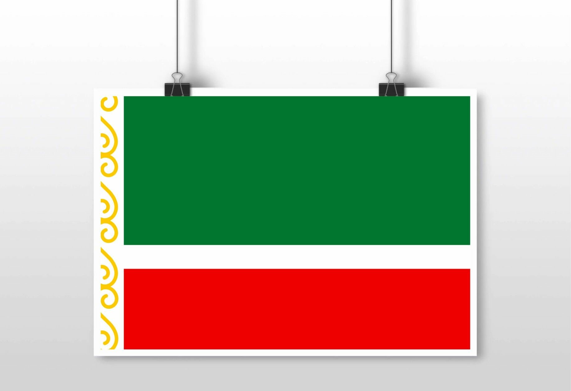 Плакат А4 принт 0022 - Чеченская Республика