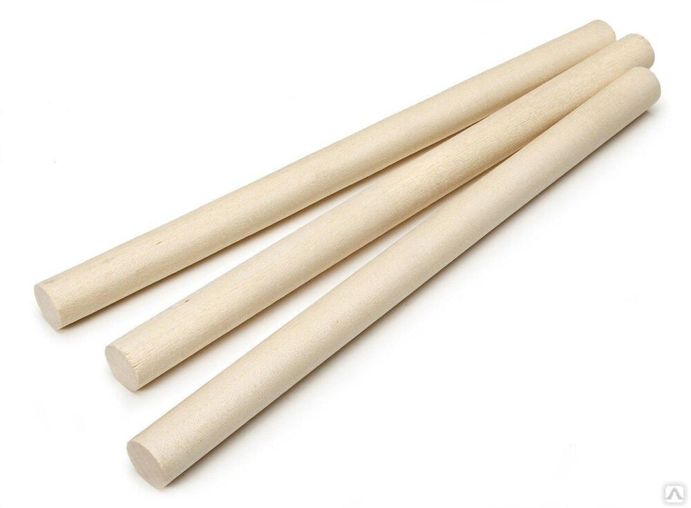 Черенок березовый ф50мм,1,0м, 3шт упак.