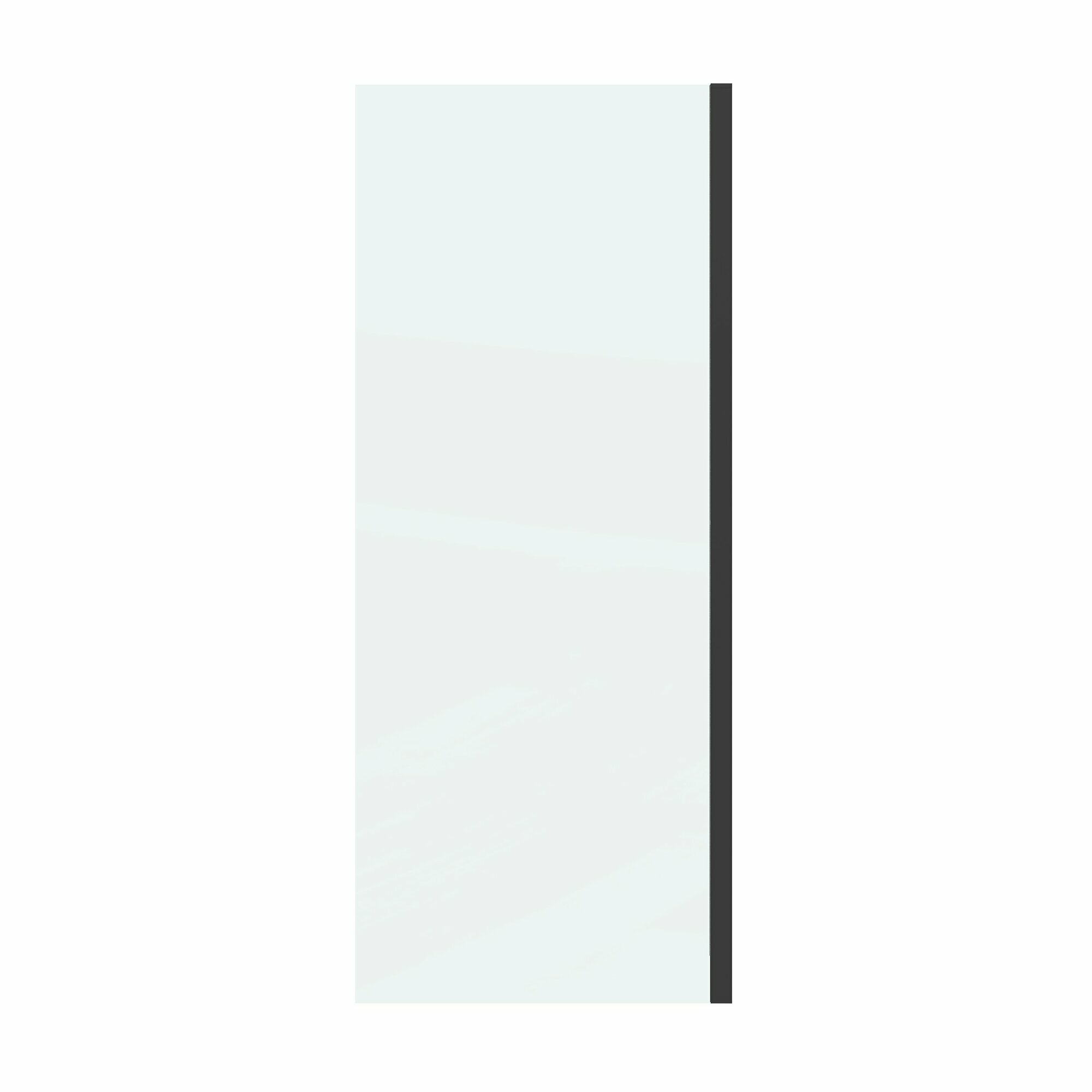 Боковая стенка Grossman Classic 200. K33.04.80.21.00 (80х195) черный матовый, стекло прозрачное, 1 место