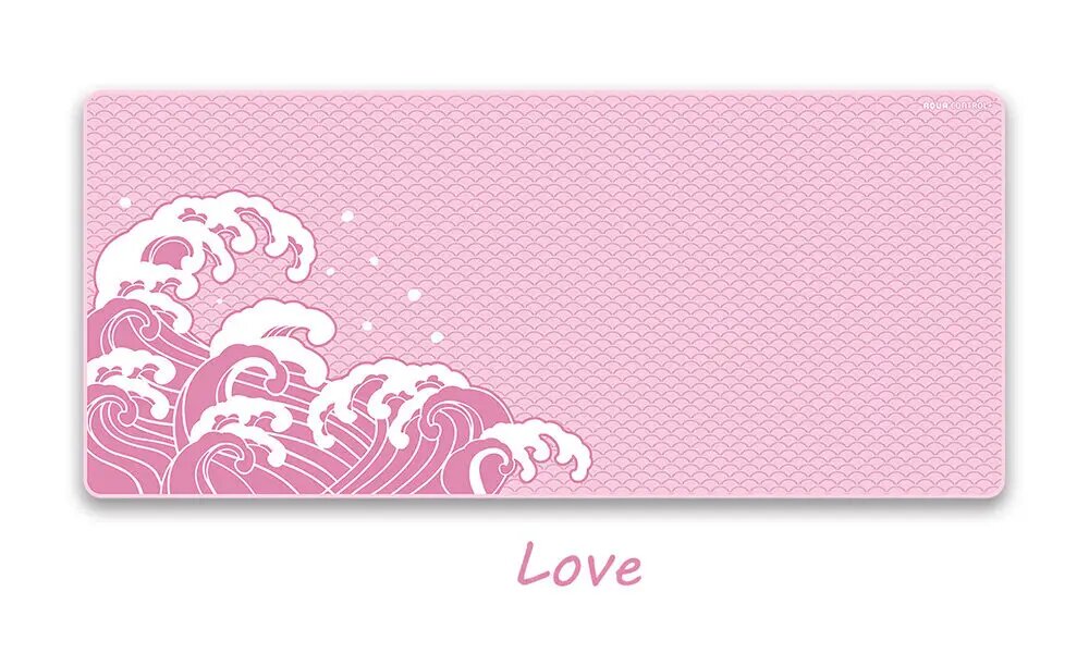 Коврик для мыши X-Raypad Aqua Control Plus Wave, Love