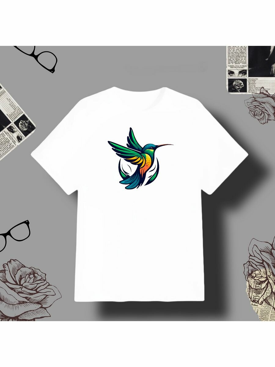 Футболка колибри птица colibri