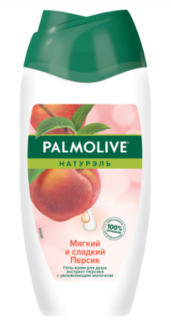 Набор из 3 штук Гель для душа Palmolive Натурэль мягкий и сладкий персик 250мл