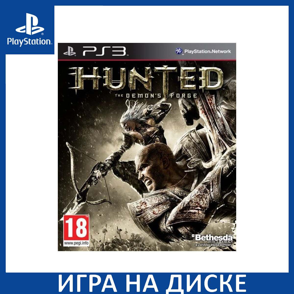 Игра Hunted: The Demon's Forge PS3 Английский язык Диск на PlayStation 3 уценка