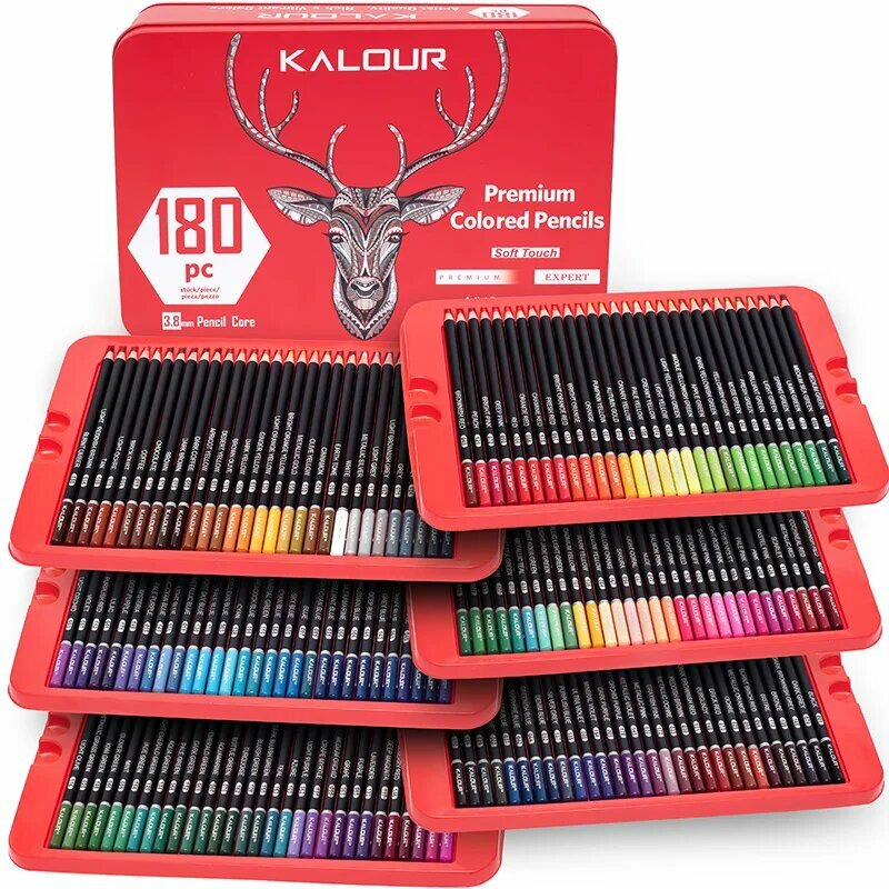 KALOUR Цветные Карандаши 180 цветов