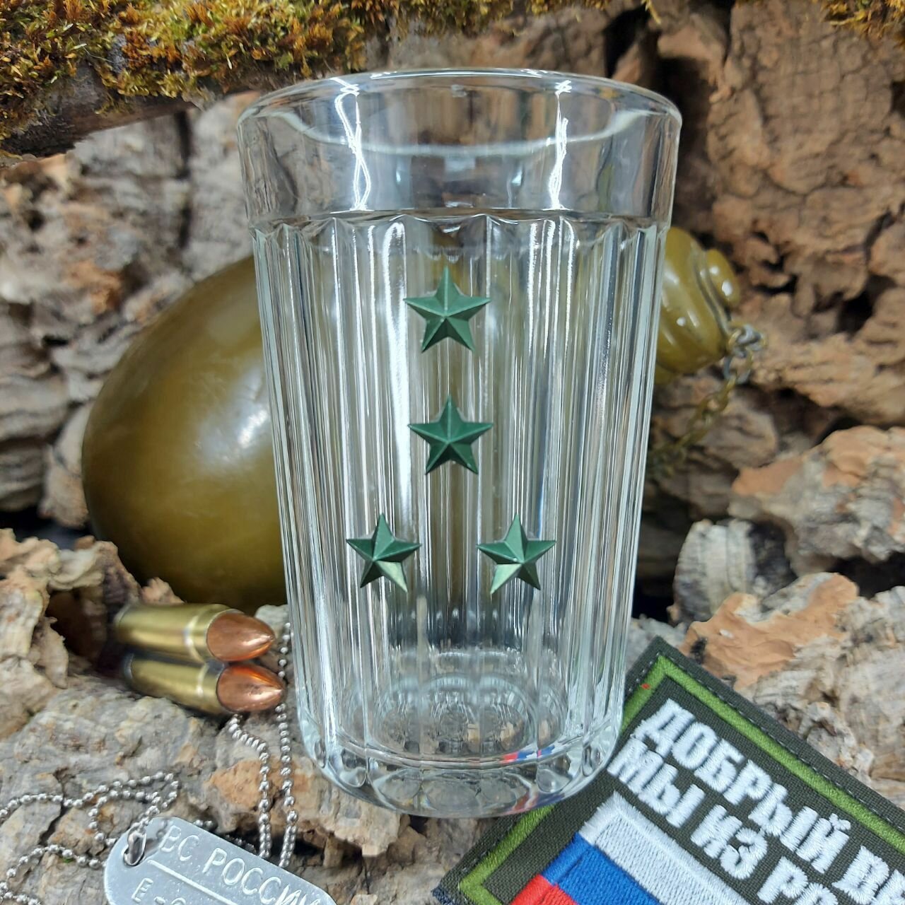 Стакан проставной граненый капитан