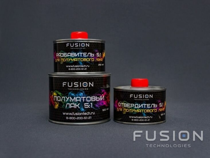 Полуматовый лак 0,5 литра