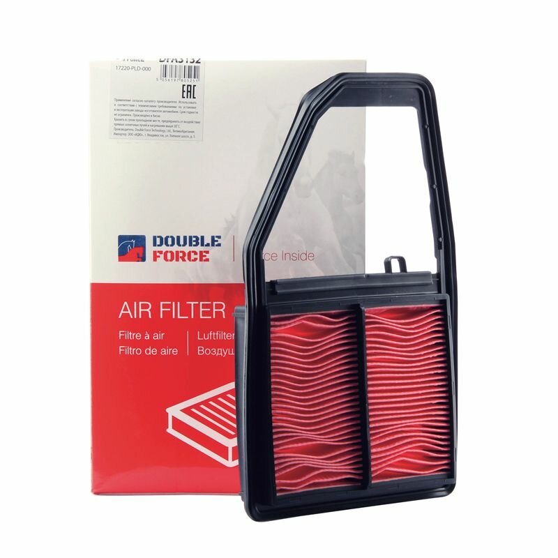 Фильтр воздушный DOUBLE FORCE арт. DFA3132 A869V HONDA: EDIX BE, D17A 1700 07.04 12.06, CIVIC EU, D15BD17A 1500 09.00 09.05, STREAM RN, D17A 1700 10.00 07.06