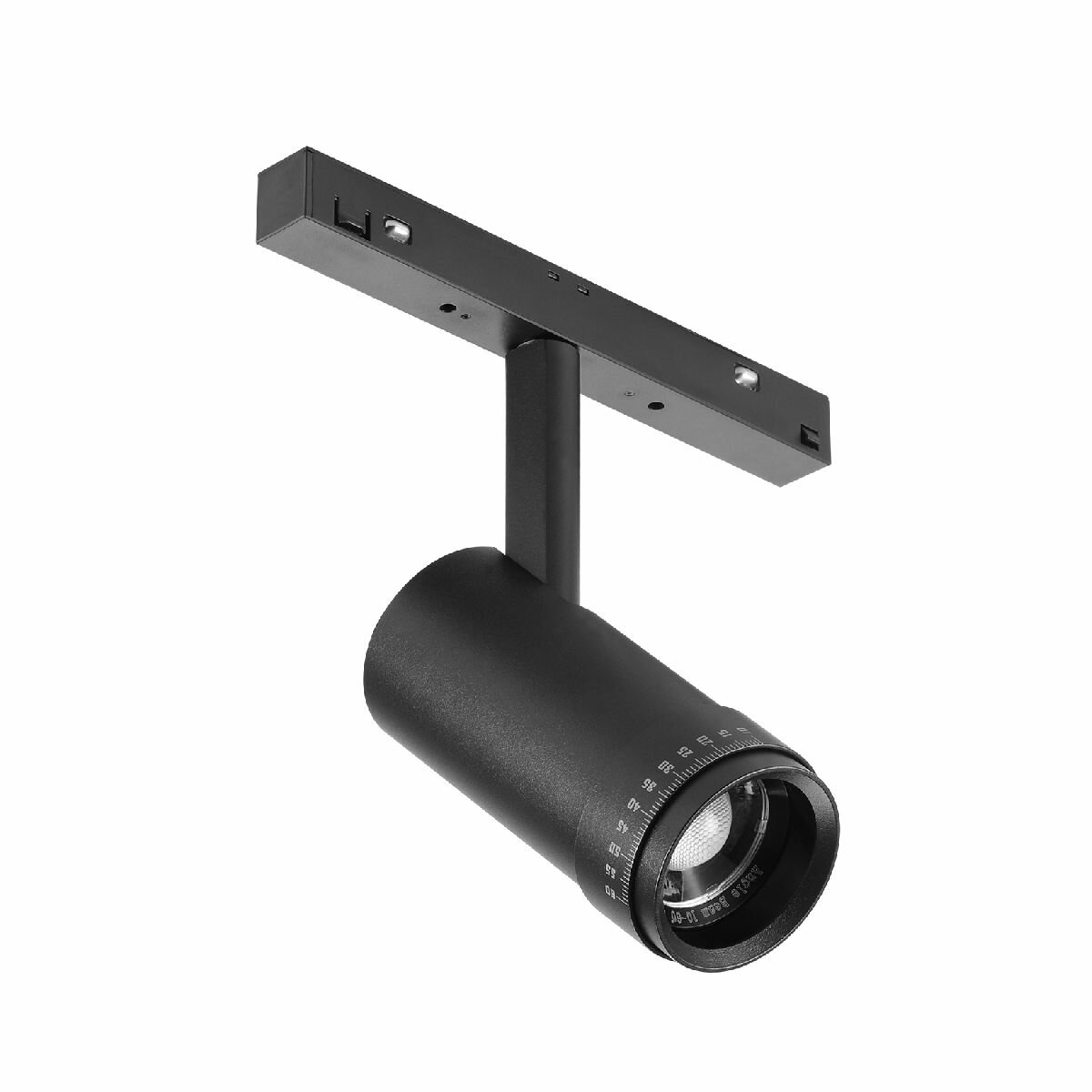 Трековый магнитный светильник iLedex Vision ZOOM 4822-020-D47-10W-10/60DG-4000K-BK