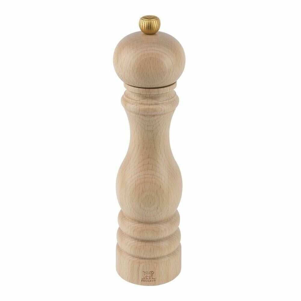 Мельница для соли PEUGEOT PARIS,22 см деревянная, светло-бежевая