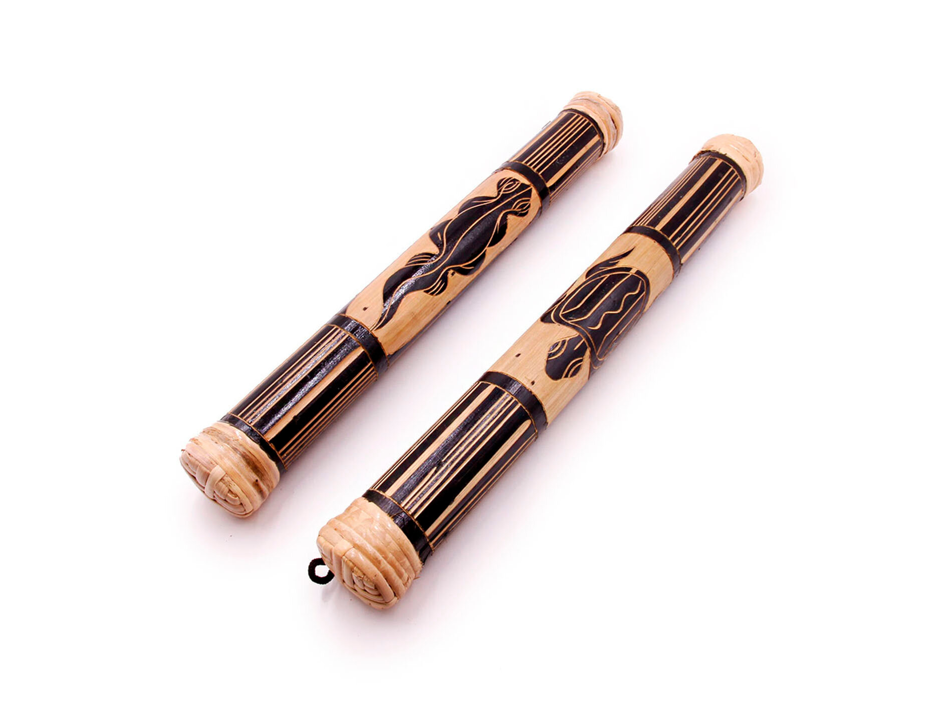 Посох дождя (бамбук, резьба, длина 40 см.), с острова Бали, 1 шт.