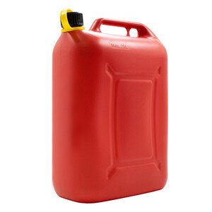Канистра для технических жидкостей 25 л пластиковая красная