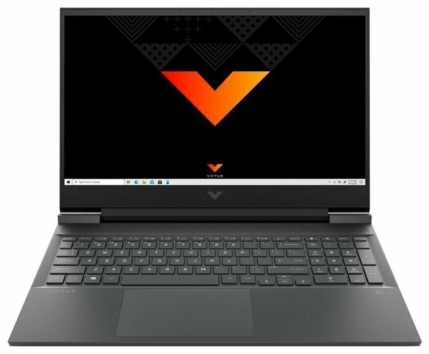 16.1" Ноутбук HP Victus 16-d0050ur (4E0X2EA) темно-серебристый - 1920х1080, IPS, Intel Core i5 11400, ядра: 6 х 2,7 ГГц, 16 ГБ, DDR4, SSD 512 ГБ, NVIDIA GeForce RTX 3050 для ноутбуков