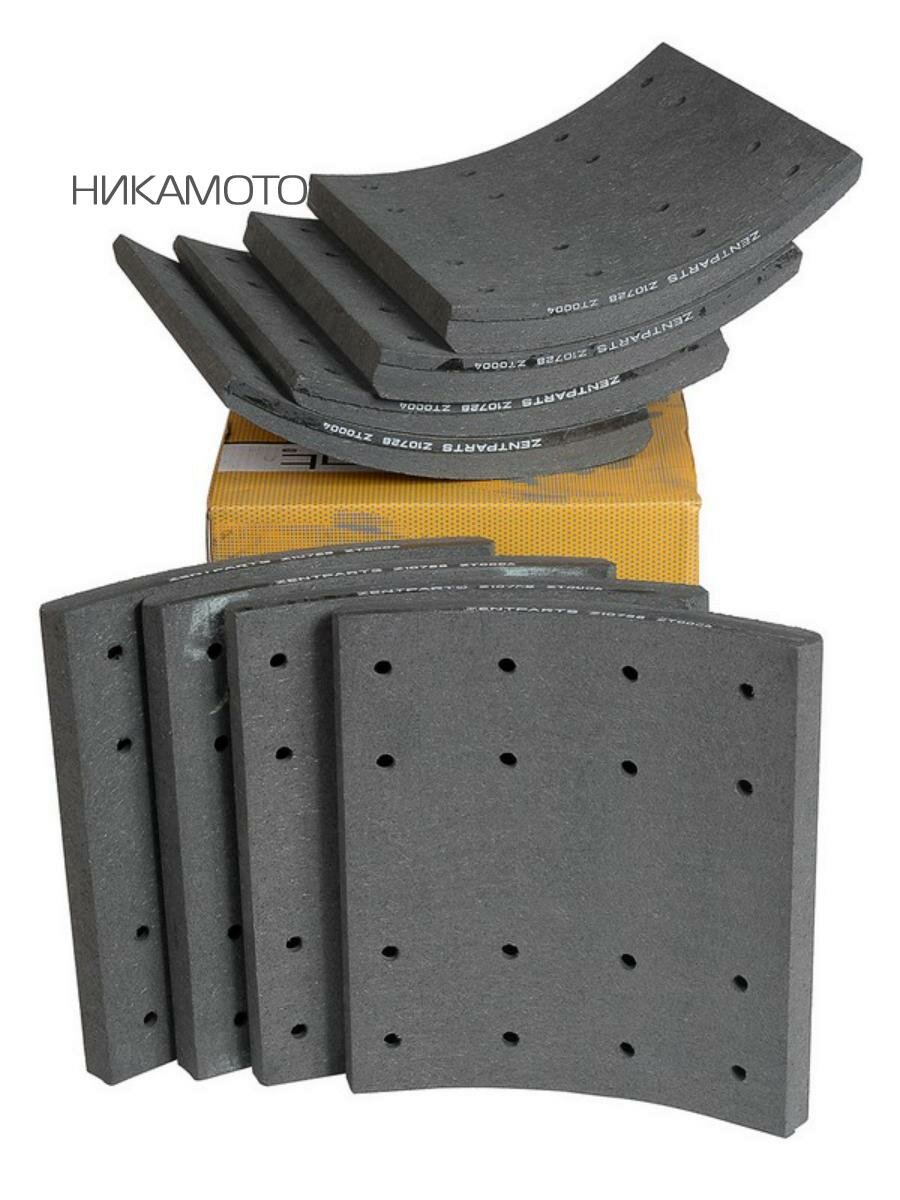 ZENTPARTS Z10728 накладки тормозные STD! 8шт. 19063 (420x200(С закл.93685 6.35x15.9 128)\ DAF
