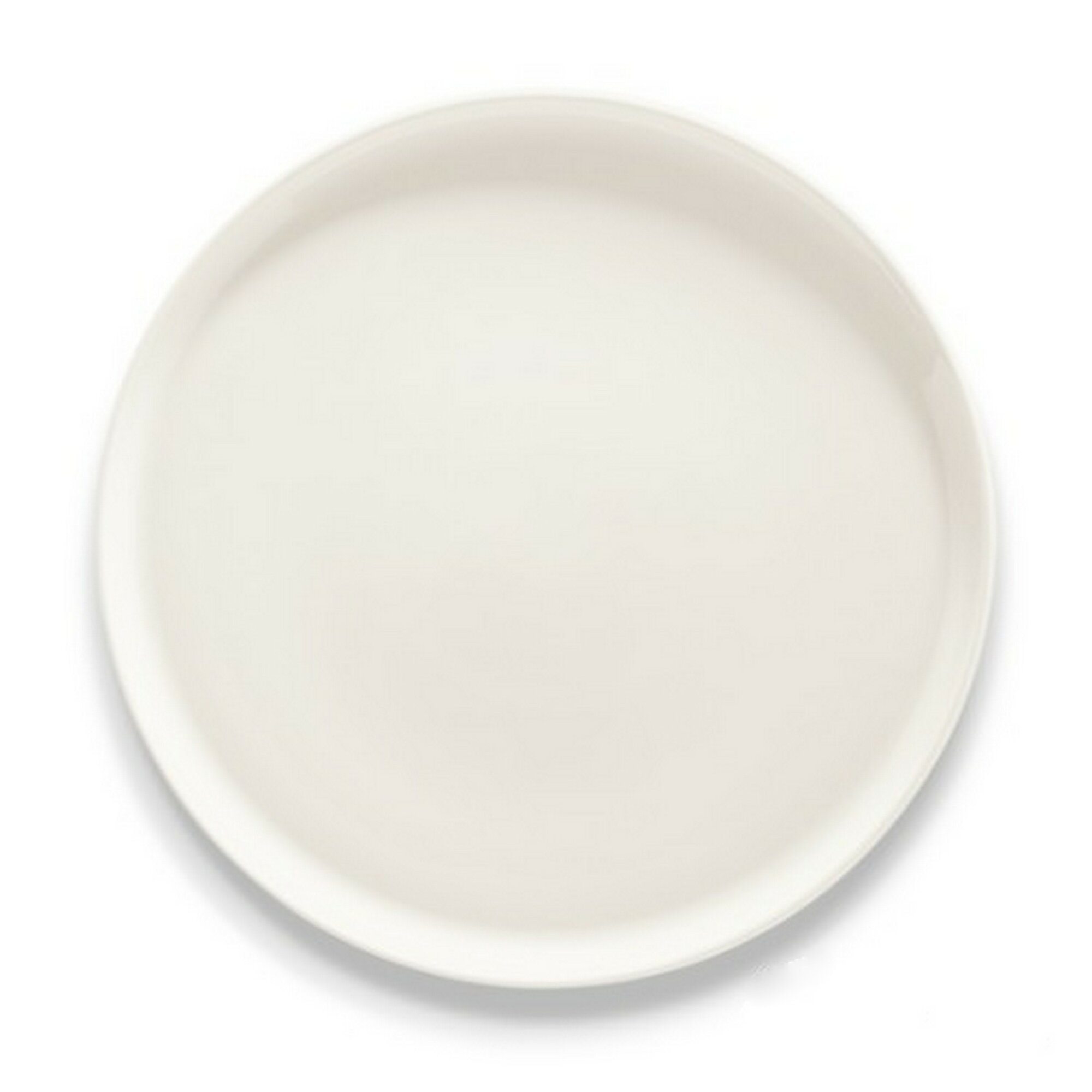 Блюдо/тарелка для пиццы Bonna, серия White, диаметр 32 см, фарфор, цвет белый, сливочный