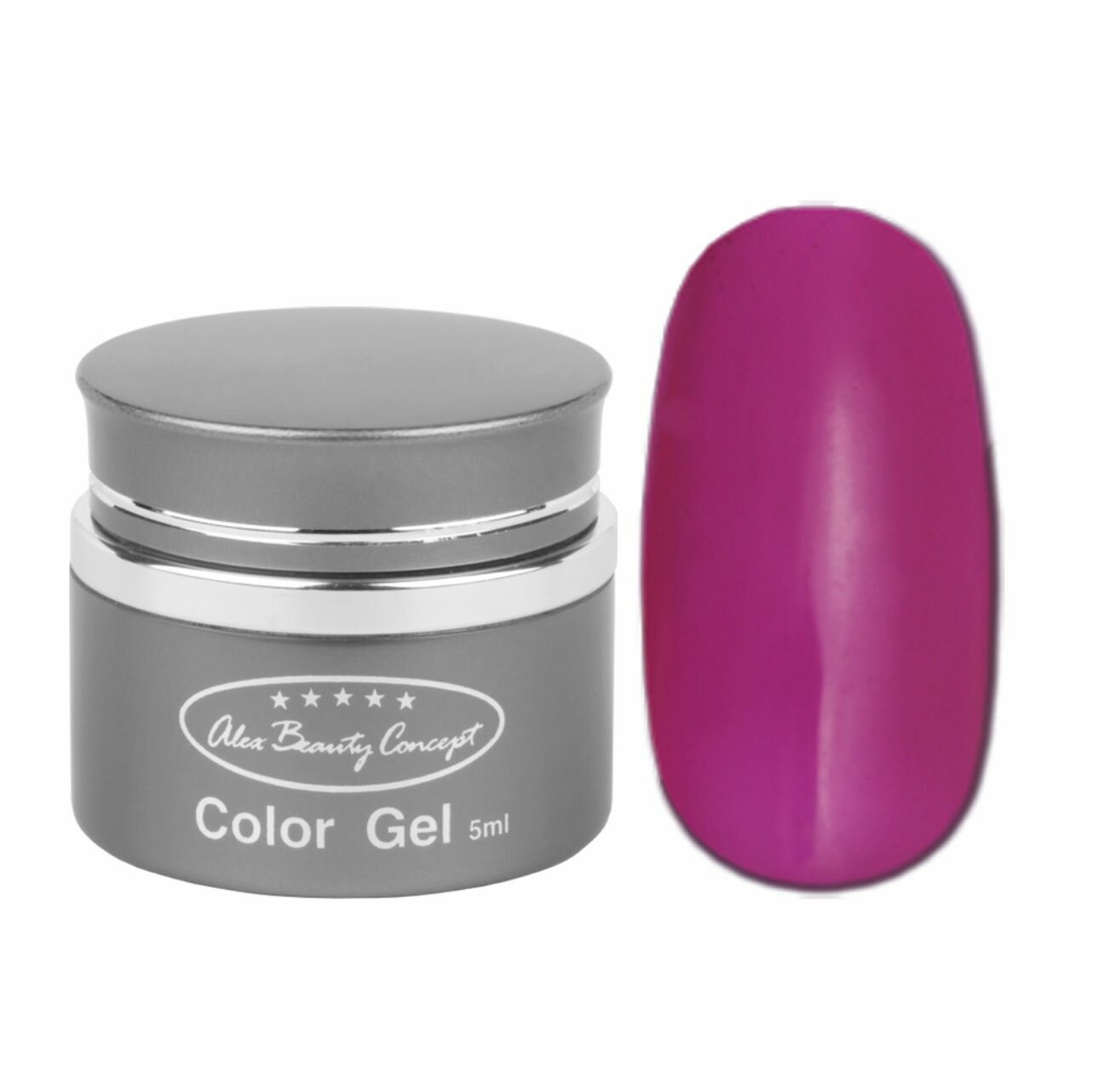 Alex Beauty Concept Цветной эластичный гель для ногтей Neo Teck Color Gel, цвет розовый 69701, 5 мл