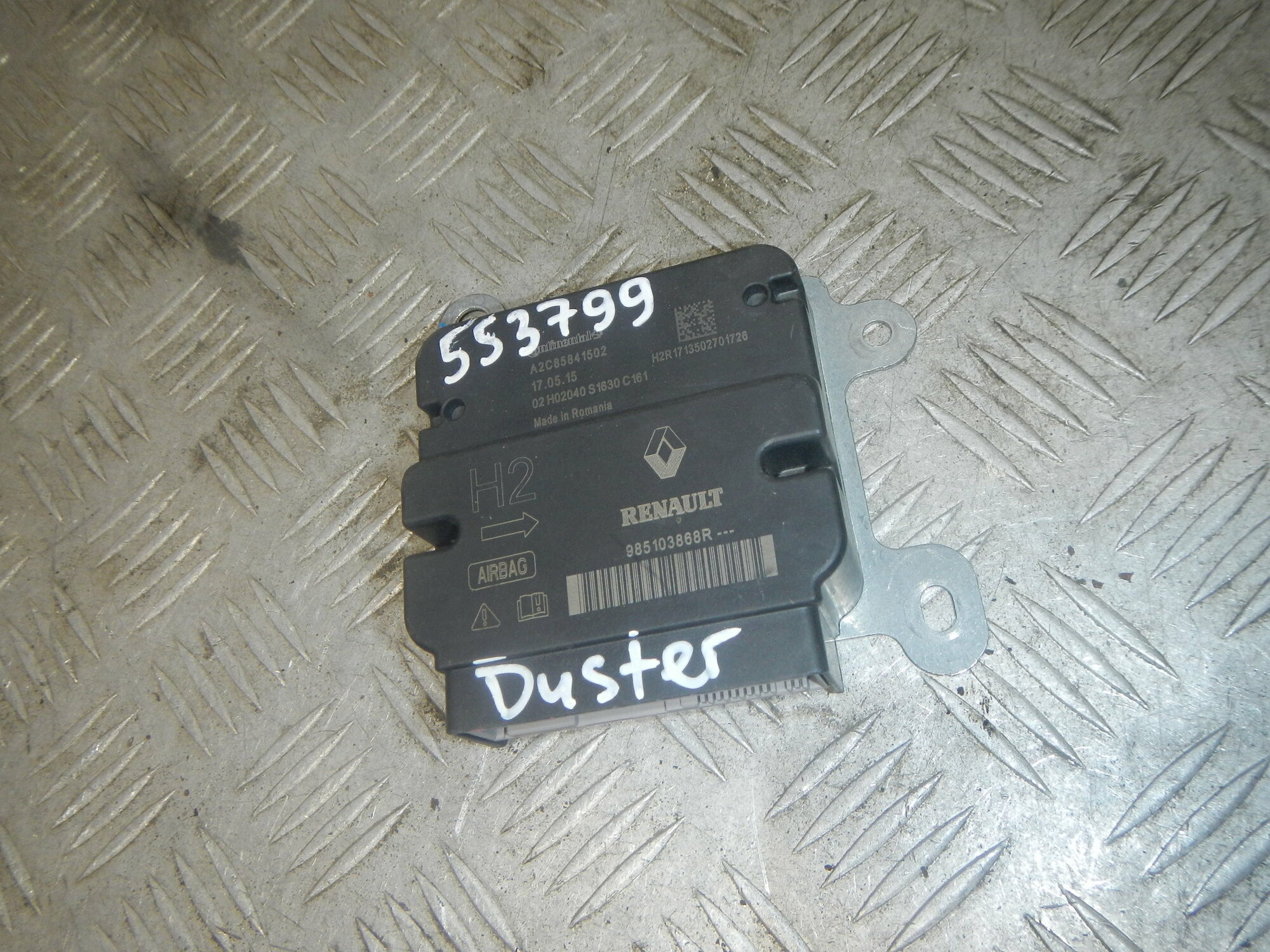 Б/У Блок управления AIR BAG, Renault (Рено)-DUSTER (12-20) RENAULT DUSTER (12-20) Без видимых повреждений. 553799 RENAUL...