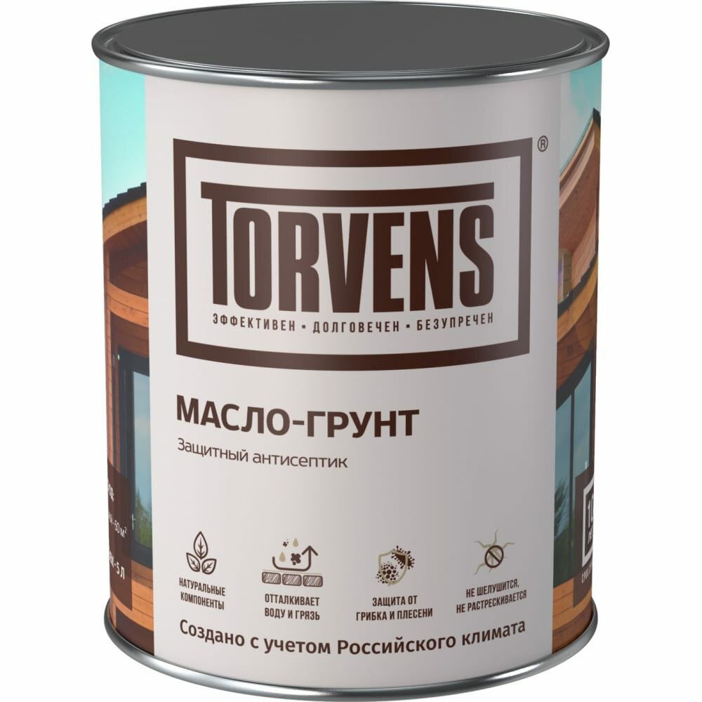 Масло-грунт Torvens бесцветное, 5 л 00-00009997