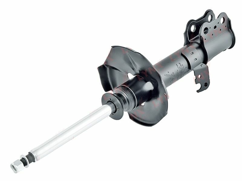 Амортизатор передний левый газомасляный (производитель Япония) Lifan Solano / BYD F3 / Geely Vision FC / Лифан Солано / байд Ф3 / Джили Вижн ФС