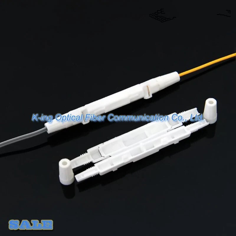 Коробка для защиты кабеля от падения, коробка для защиты оптического волокна, маленькая круглая трубка, термоусадочные трубки для защиты лотка для сращивания волокон, 100 шт.