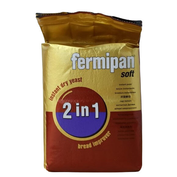 Дрожжи инстантные SOFT FERMIPAN, 500 гр. (Набор из 2 шт.)