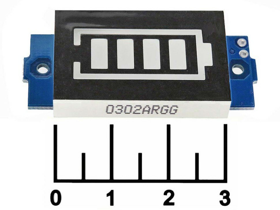 Индикатор заряда для литиевых элементов 13.2-16.8V 4S (зеленый)