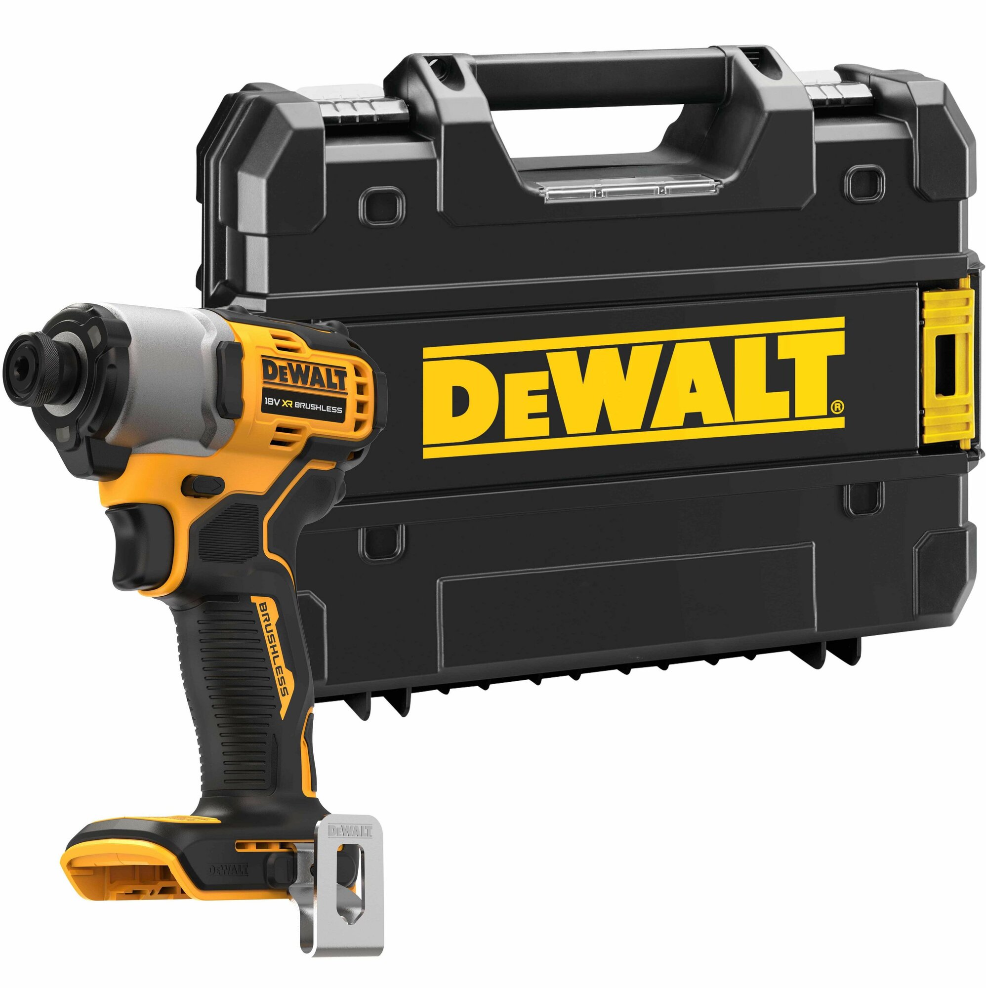 Аккумуляторный бесщеточный ударный шуруповерт DEWALT, 18 В, 192 Нм, 4200 уд/мин, 3200 об/мин, без АКБ и ЗУ, в кейсе TSTAK, DCF840NT