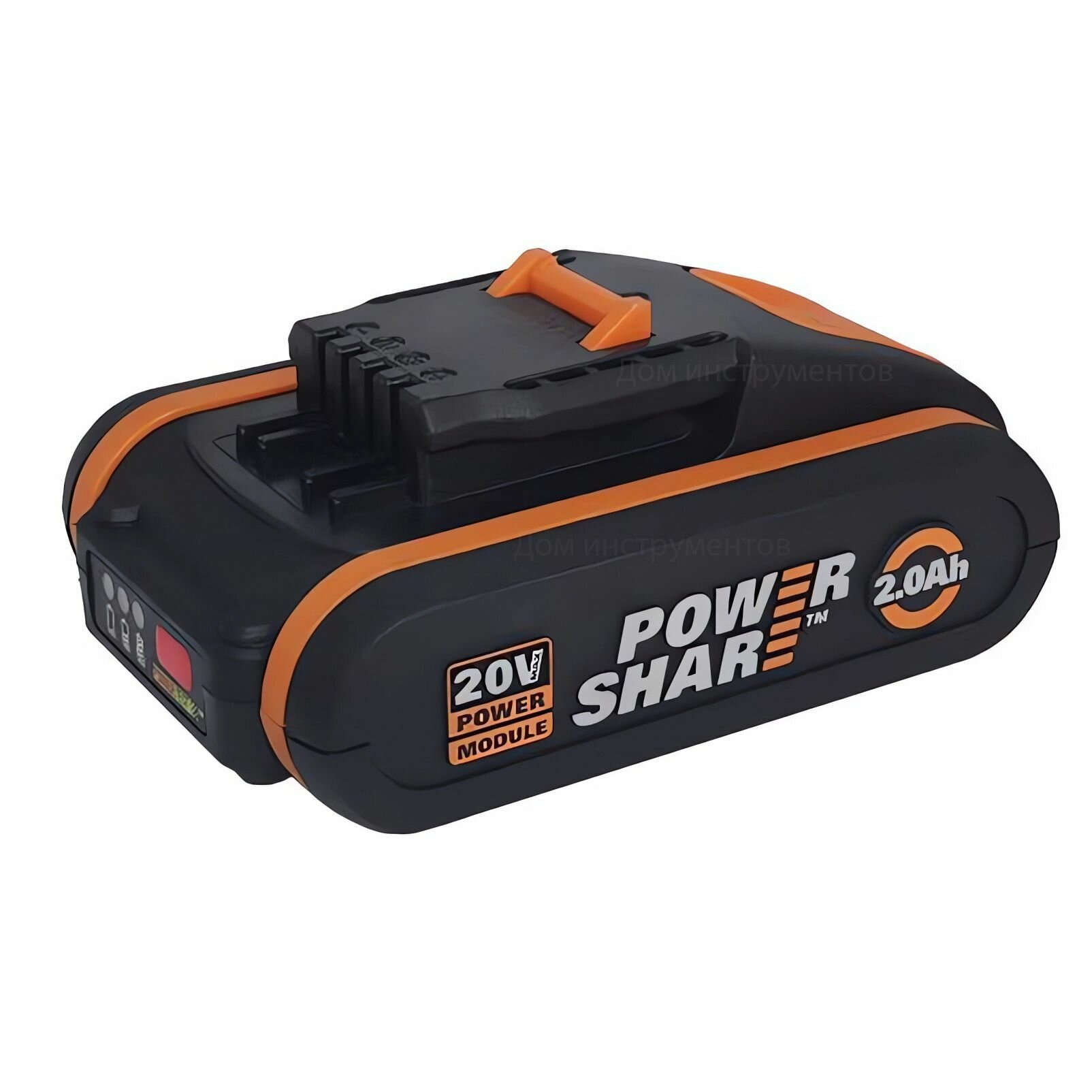 Аккумулятор WORX WA3551 20В 2.0 Ач С индикацией мощности