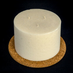 Свеча декоративная Alouette, 15x15 см, 3 фитиля, натуральный воск