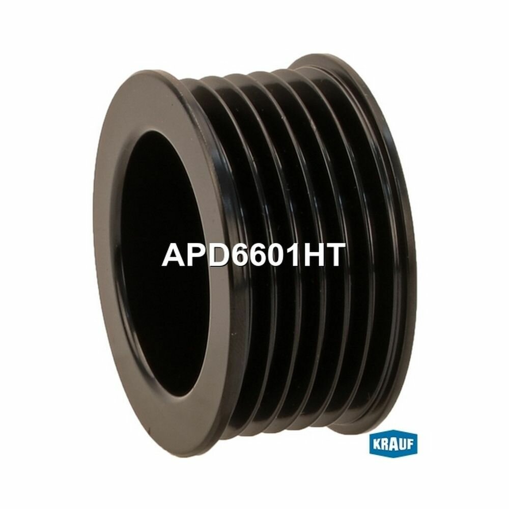 Шкив генератора KRAUF APD6601HT, для OPEL, металл, черный